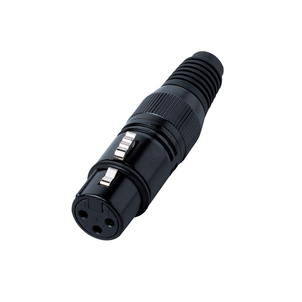 CONECTOR XLR TIPO HEMBRA | Audiotrade Colombia
